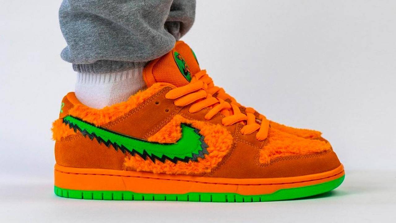 On-Foot Images of the Grateful Dead x Nike SB Dunk "Orange Bear" Have ...