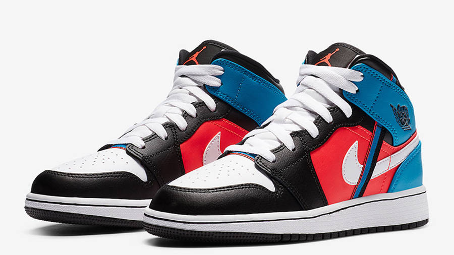 Jordan 1 Mid Tri Colour Ribbons | Where To Buy | CV4891-001 | The Sole ...