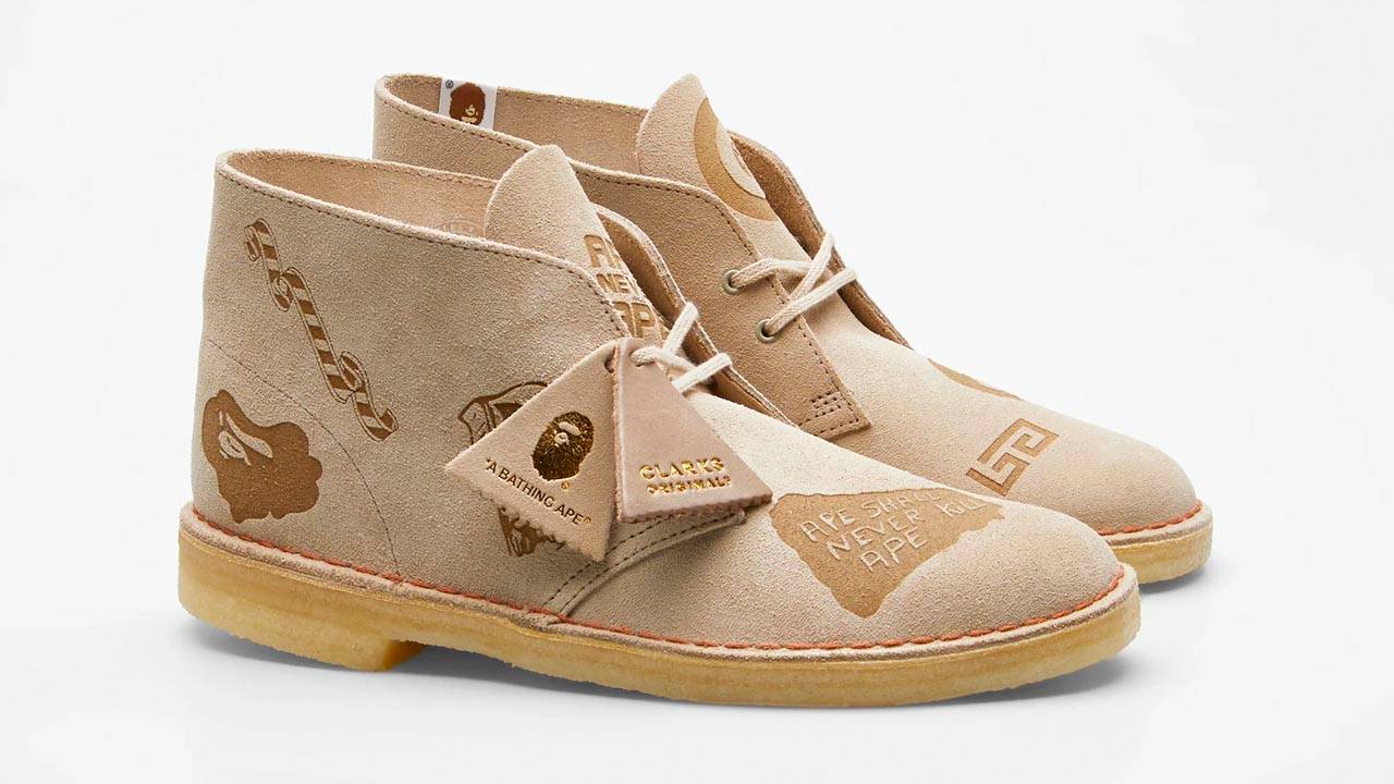 The BAPE x Clarks Originals Collection Gets Unveiled