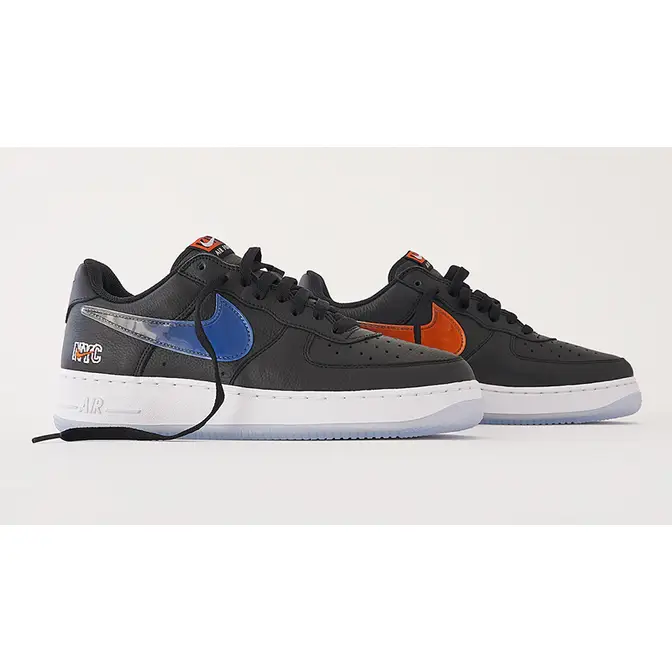 Kith x Nike Air Force 1 Low NYC Black Team Orange | Where To Buy ...