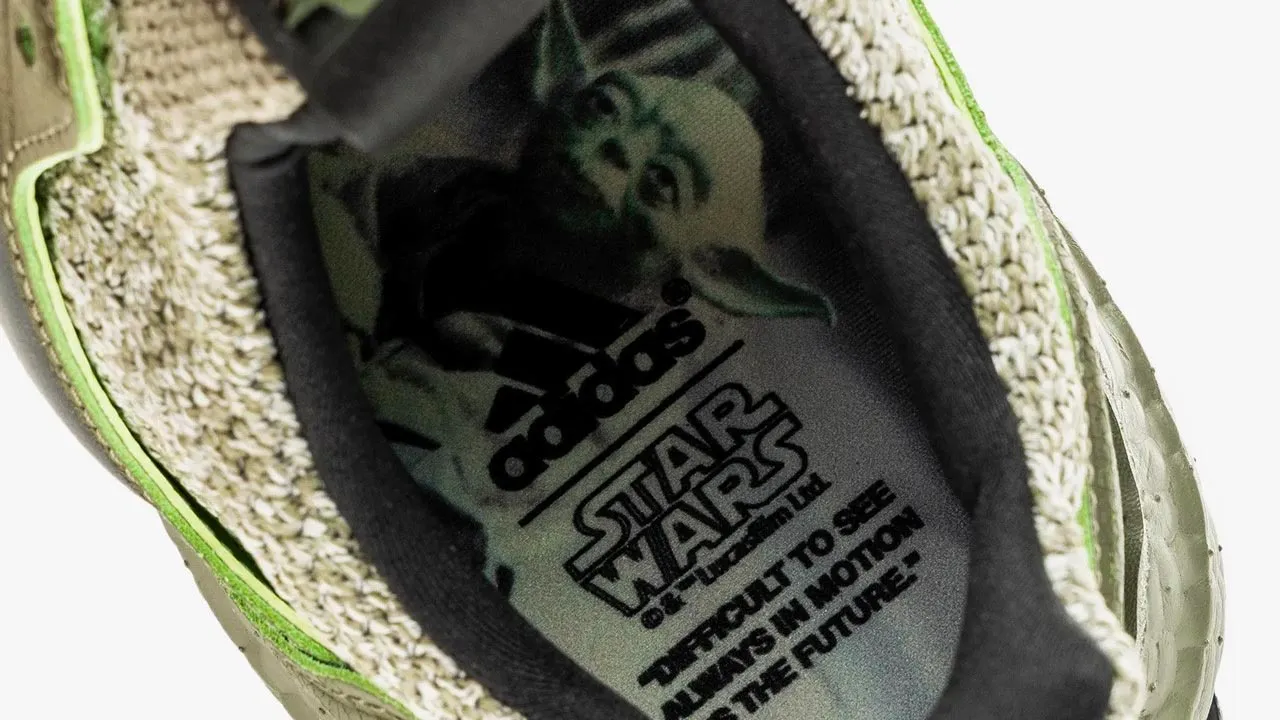 Out of This World, the Star Wars x adidas Ultra Boost "Yoda" Is | The ...