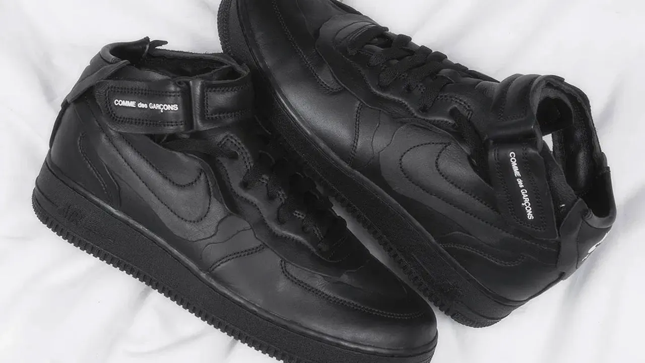 The COMME des GARÇONS x Nike Air Force 1 Mid is Dropping This Month ...