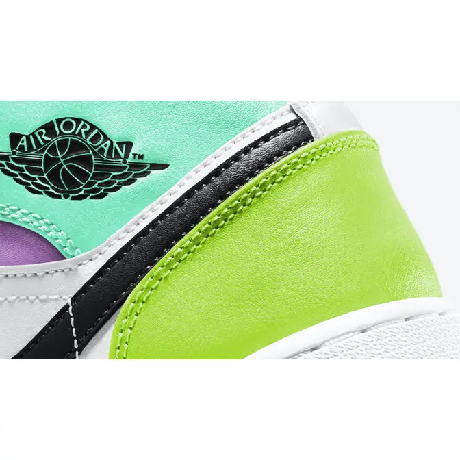 Jordan 1 Mid GS Pastel Multi | Where To Buy | 554725-175 | The Sole ...