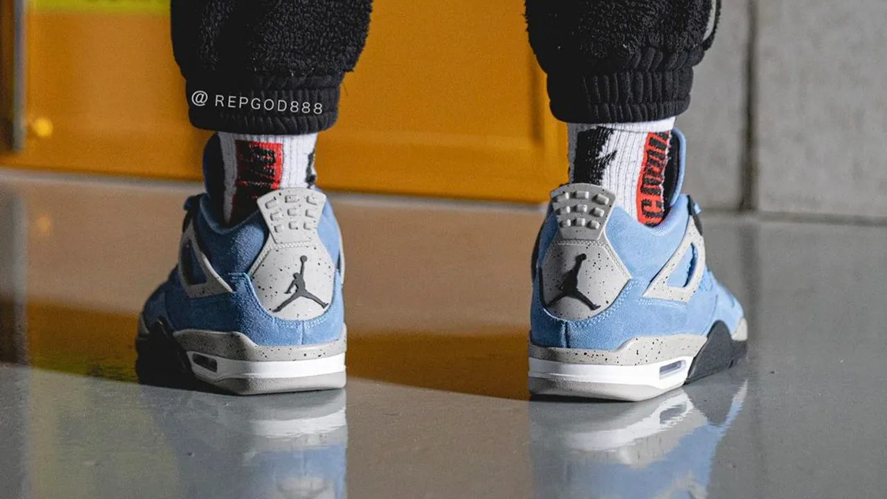 Get Up Close With the Air Jordan 4 "University Blue" | The Sole Supplier