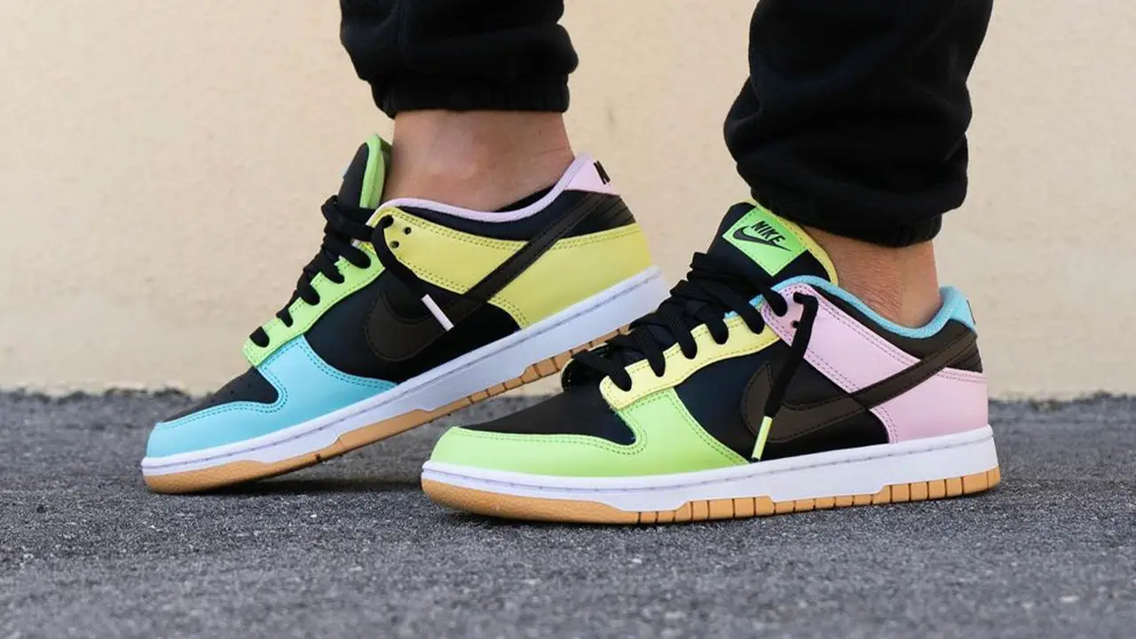 Easter Vibes Feature on the Nike Dunk Low "Free 99 Black" | The Sole ...