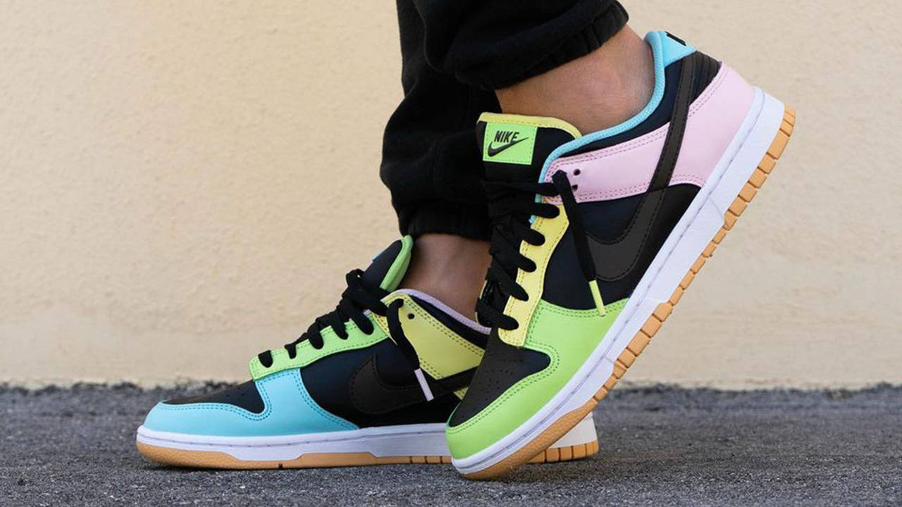 Easter Vibes Feature on the Nike Dunk Low "Free 99 Black"