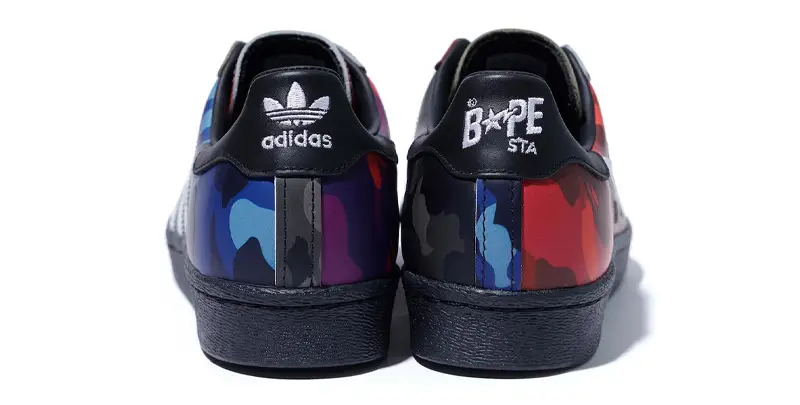 The BAPE x adidas Superstar Surfaces with Mismatched Logos | The Sole ...