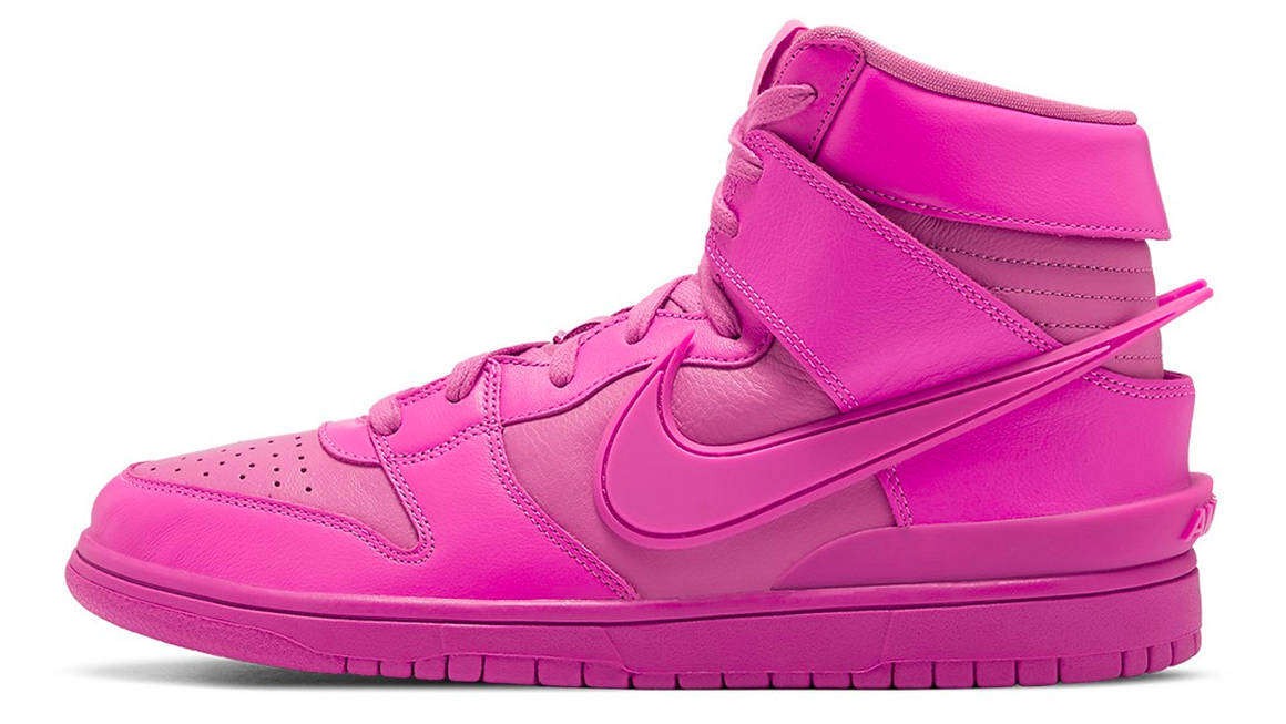 Release Reminder: Don't Miss the AMBUSH x Nike Dunk High "Lethal Pink ...