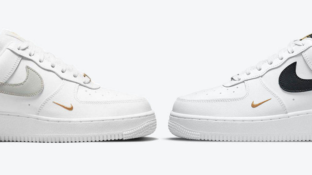 Gold Details Adorn These Ultra-Clean Air Force 1s