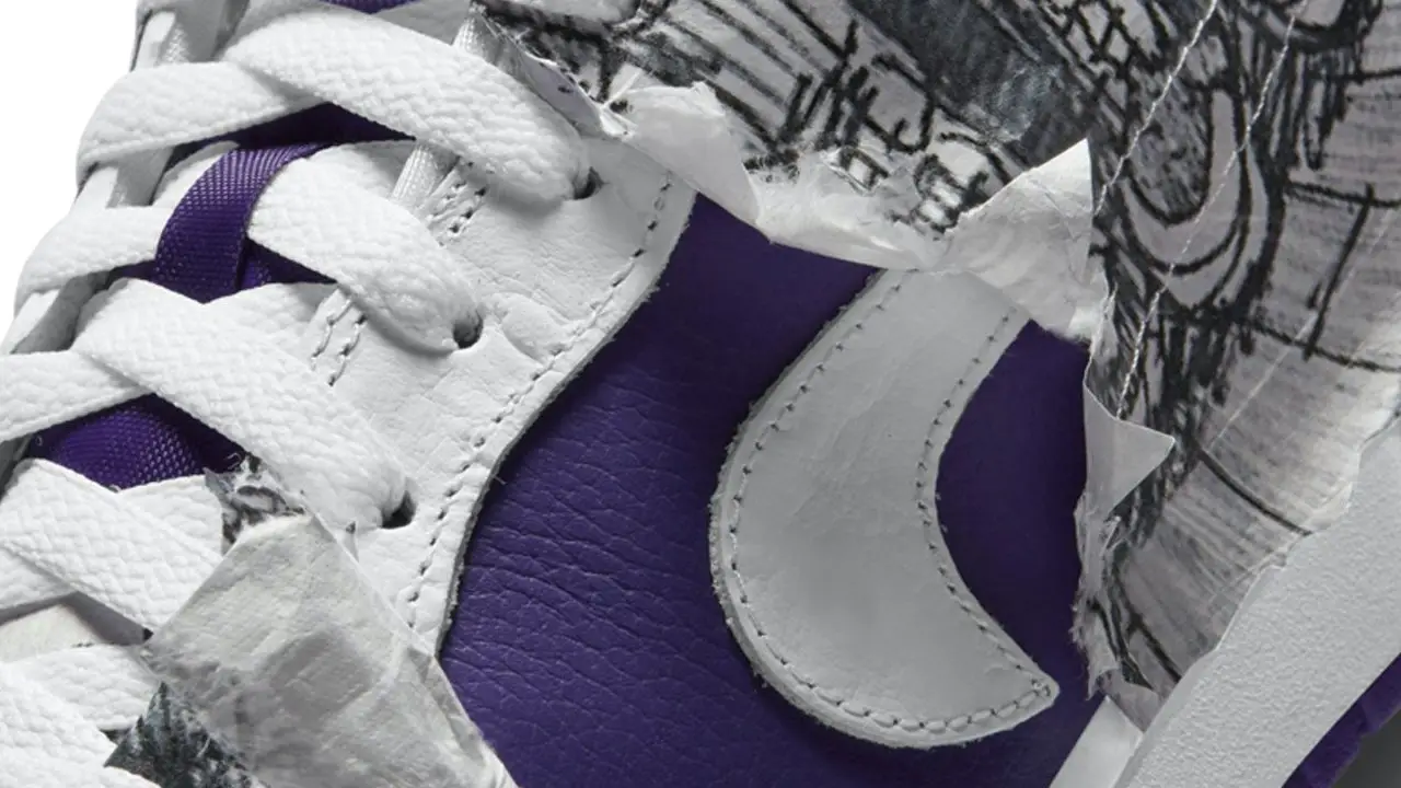 The Nike Dunk Low "Flip the Old School" Showcases Mismatched Stylings ...