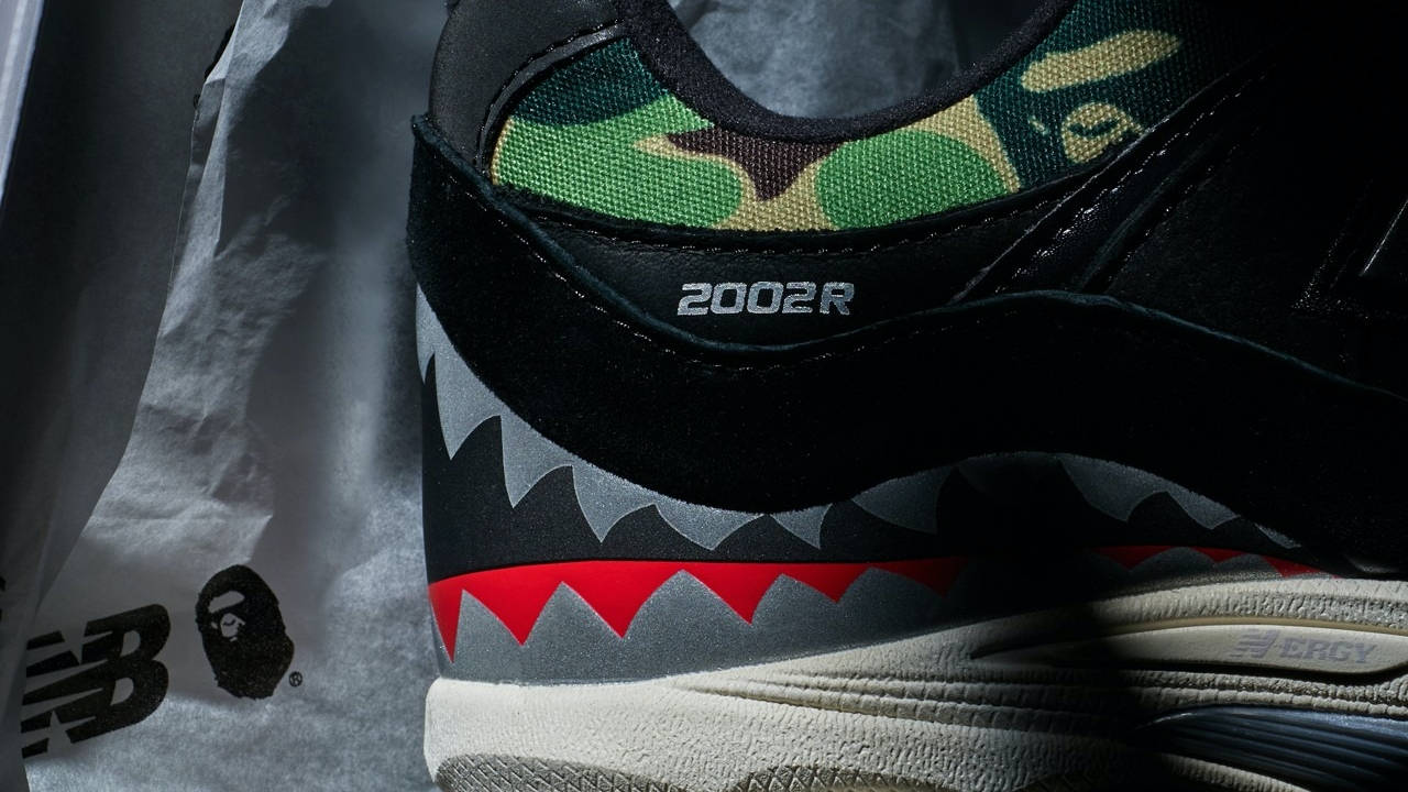 The BAPE x New Balance 2002R Gets a “Green” and “Grey” Camo Treatment