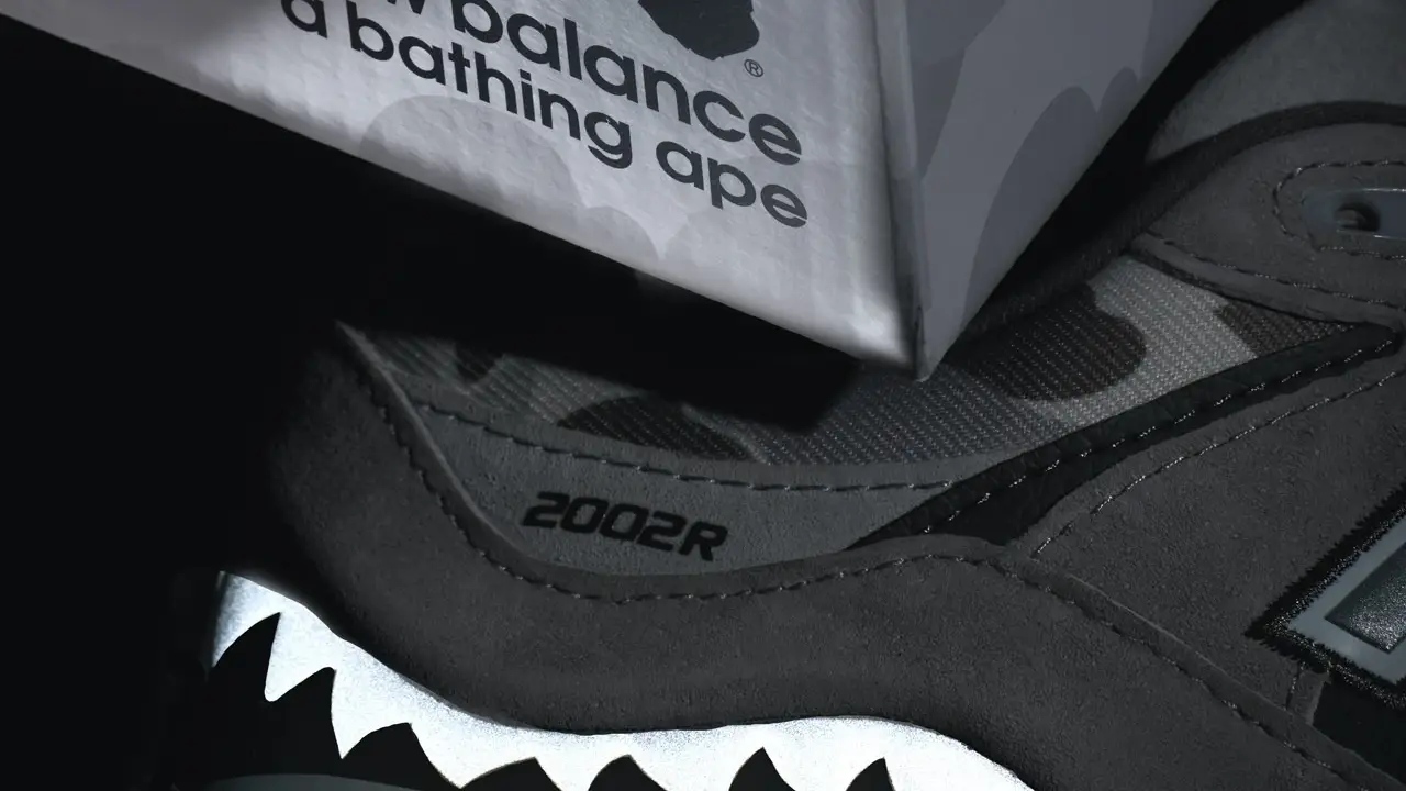 The BAPE x New Balance 2002R Gets a “Green” and “Grey” Camo Treatment ...