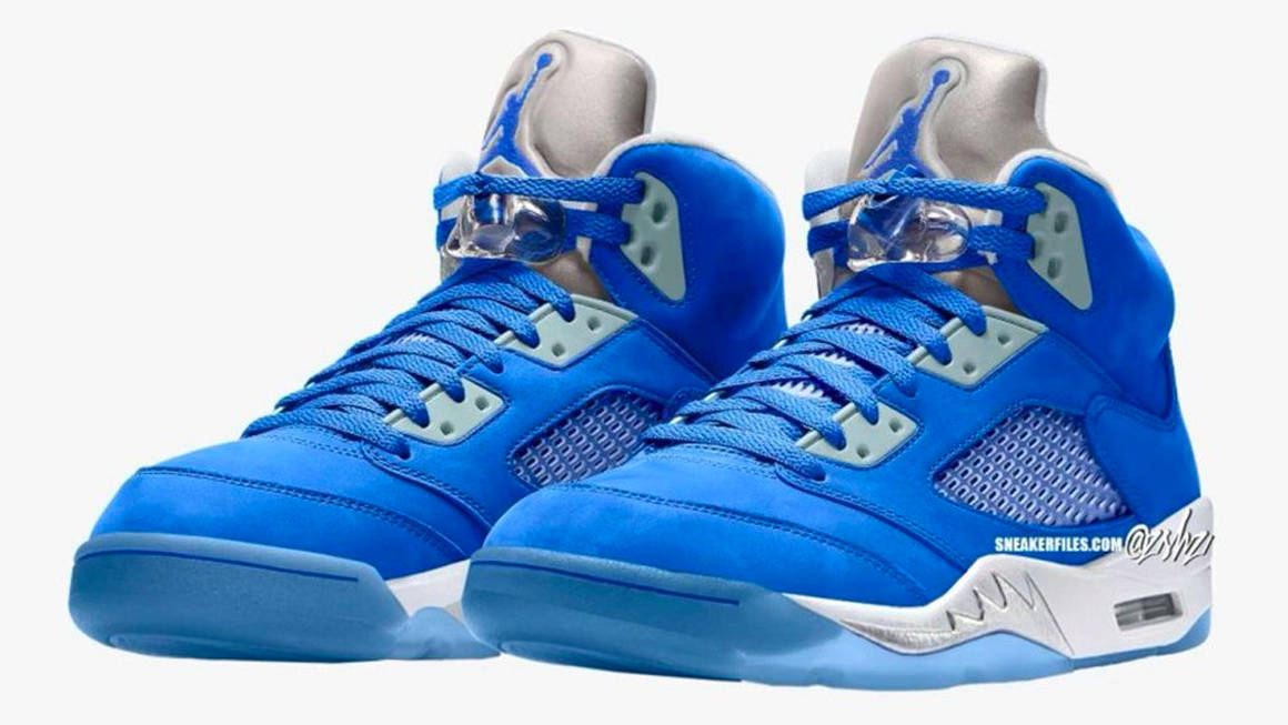 Sky Blue Hues Adorn the Air Jordan 5 "Bluebird" | The Sole Supplier