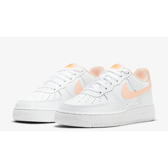 Nike Air Force 1 GS White Hyper Crimson | Where To Buy | CT3839-102 ...