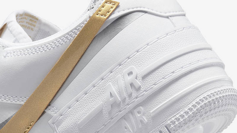 Nike Air Force 1 Shadow White Metallic Gold | Where To Buy | DM3064-100