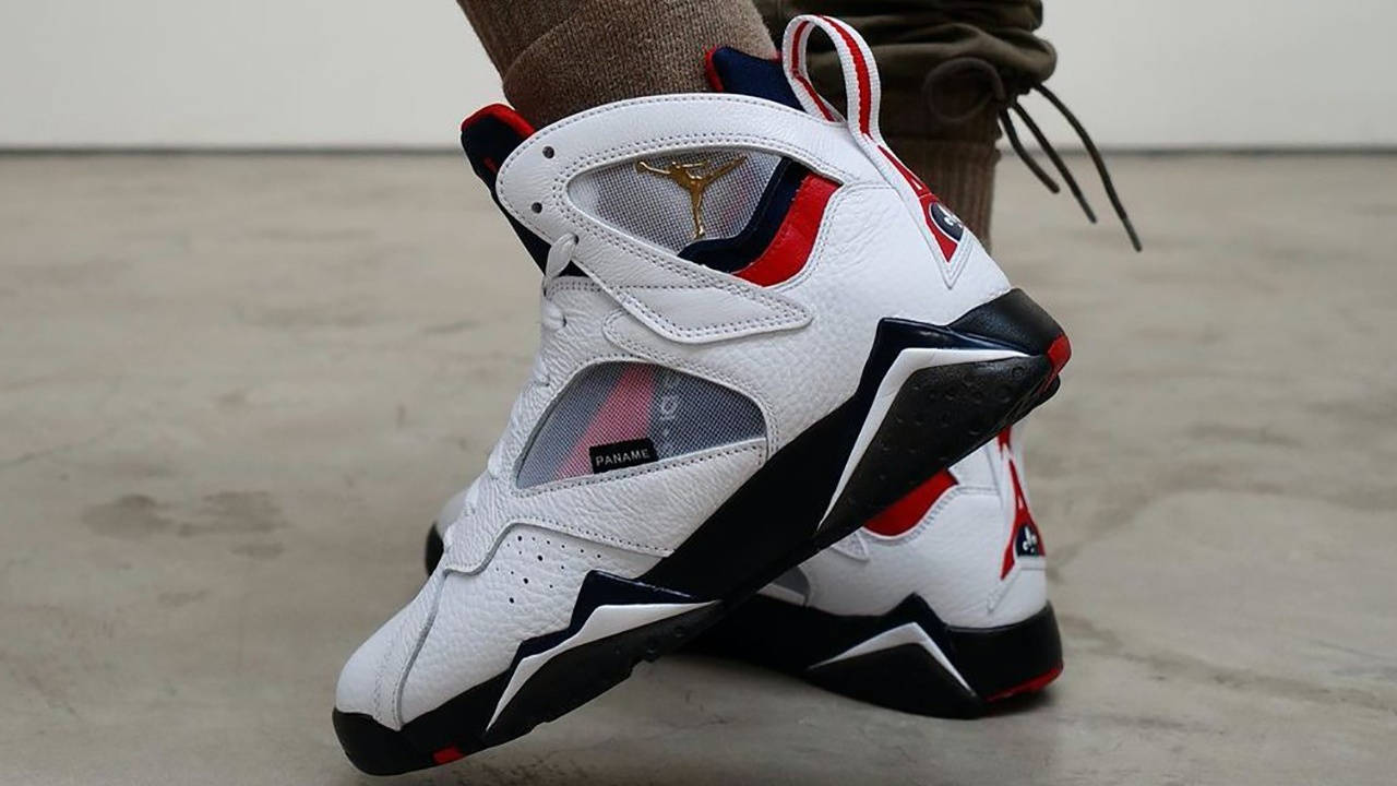 Grab an On-Foot Look at the Upcoming PSG x Air Jordan 7 Collaboration