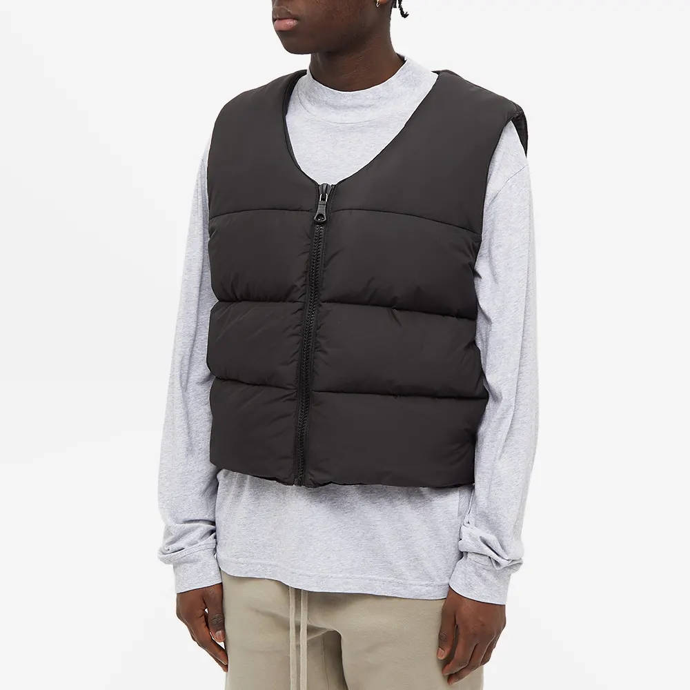 Cole Buxton Insulated Down Vest - Satin Black | The Sole Supplier