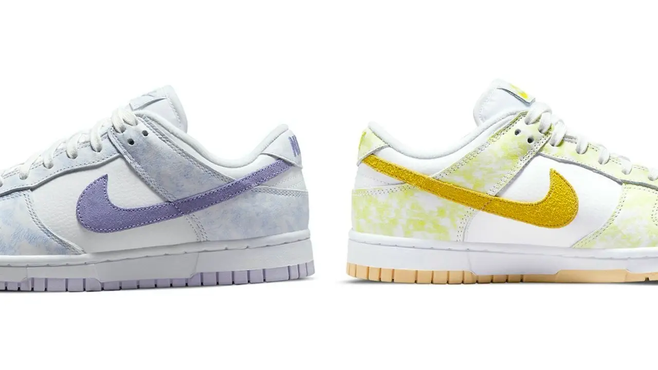 Prepare For Summer With the Nike Dunk Low "Yellow Strike" & "Purple ...