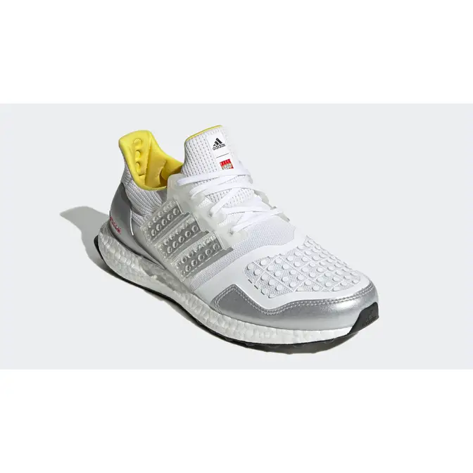 LEGO x adidas Ultra Boost DNA Cloud White Metallic Silver | Where To ...