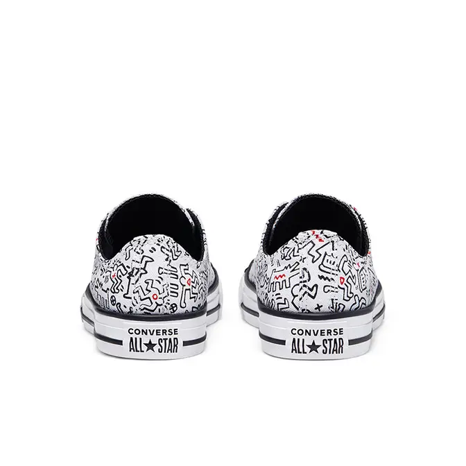 Keith Haring x Converse Chuck Taylor All Star Low Top GS Black White ...