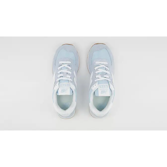 New Balance 574 Light Blue White | Where To Buy | WL574PE2 | The Sole ...