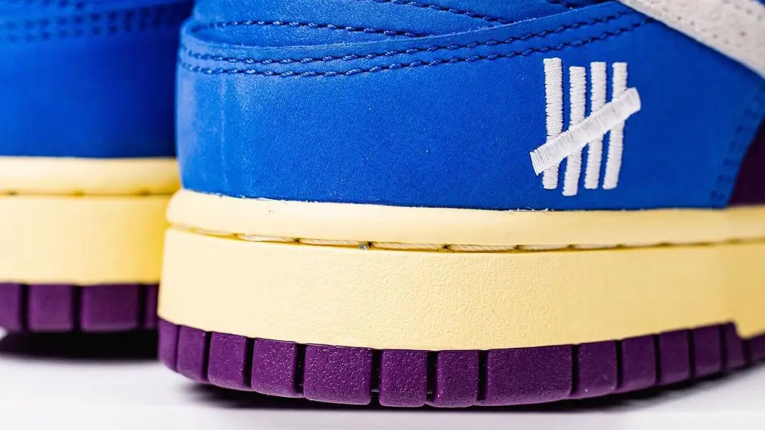 An Early Look at the UNDEFEATED x Nike Dunk Low "Blue Purple" | The ...