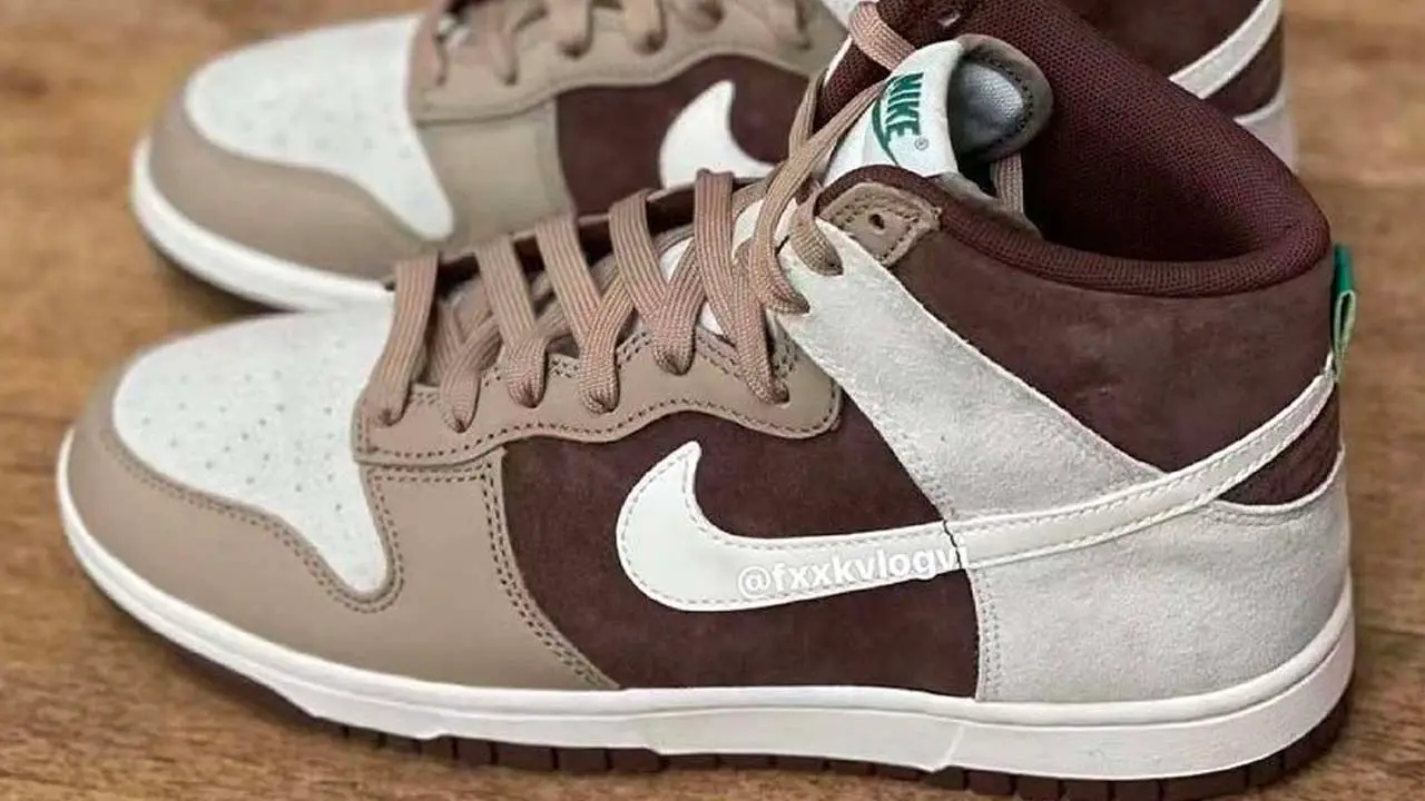Buttery Suede Features on the Nike Dunk High "Light Chocolate" | The ...