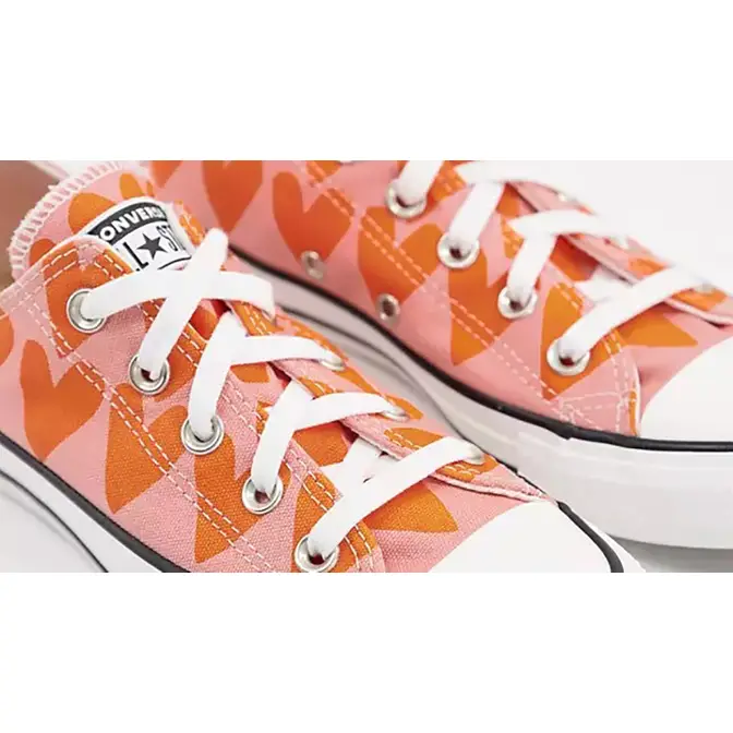 Convere Chuck Taylor Low Pink Heart | Where To Buy | 571926C | The Sole ...