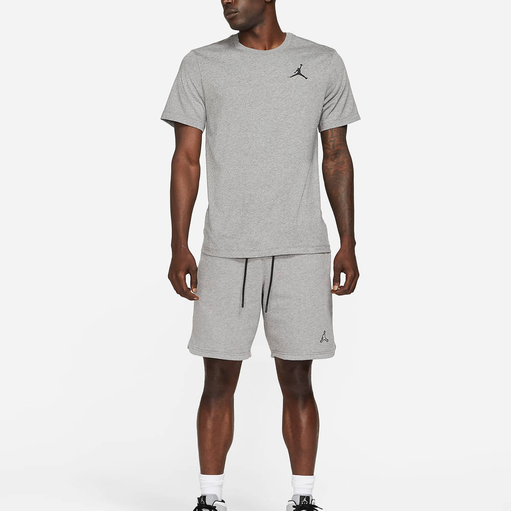 Jordan Essentials Fleece Shorts - Carbon Heather | The Sole Supplier
