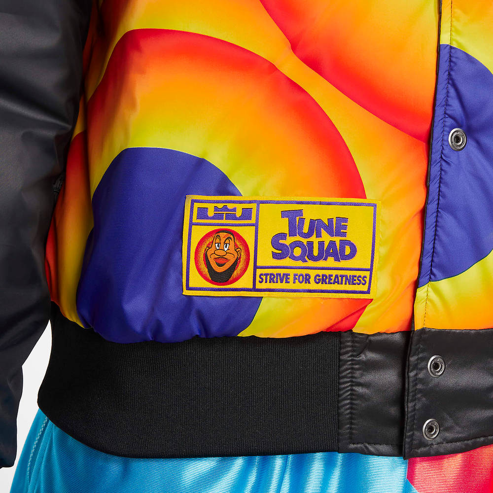 LeBron x Space Jam x Nike Tune Squad Varsity Jacket - Black | The Sole ...