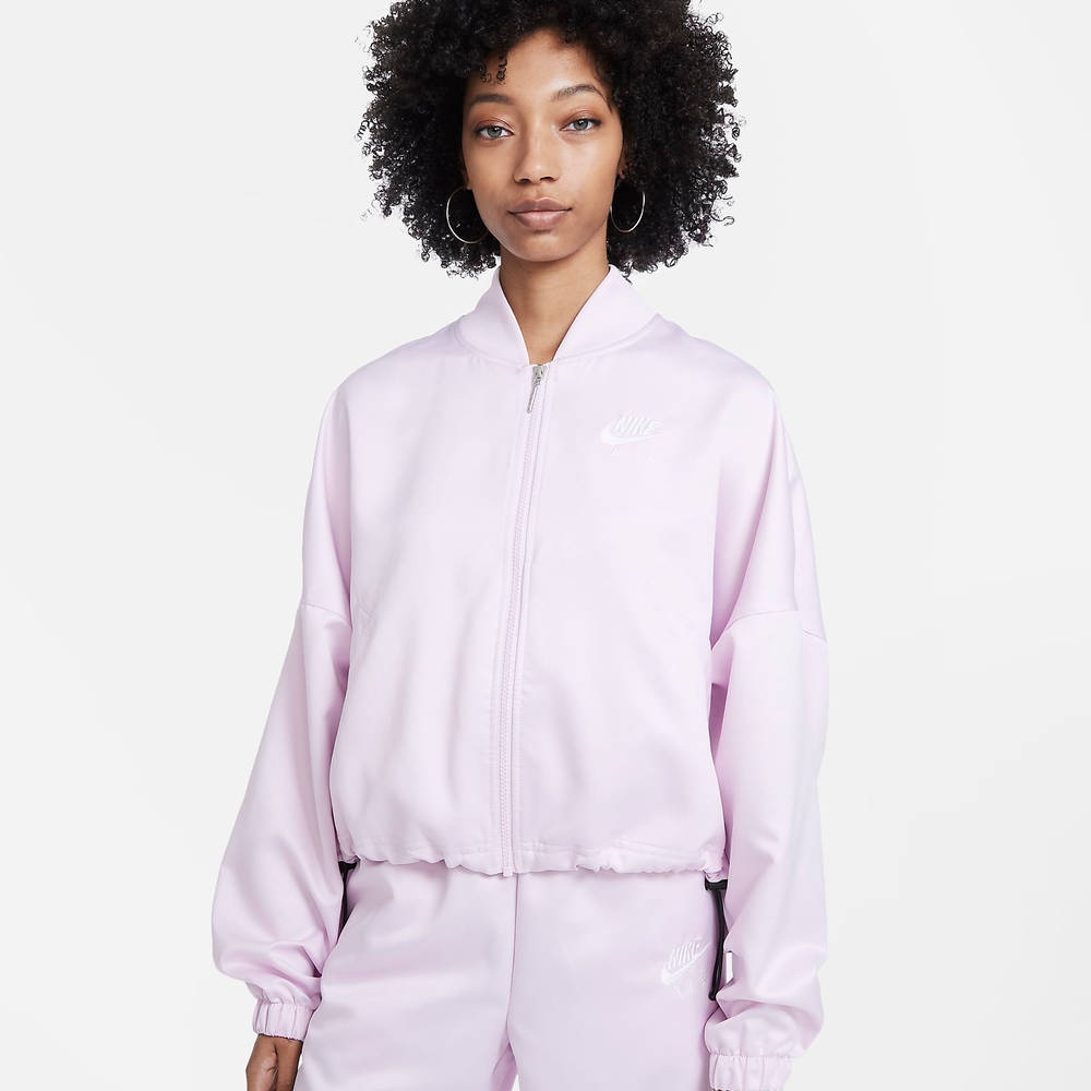 Nike Air Ribbed Collar Jacket - Regal Pink | The Sole Supplier