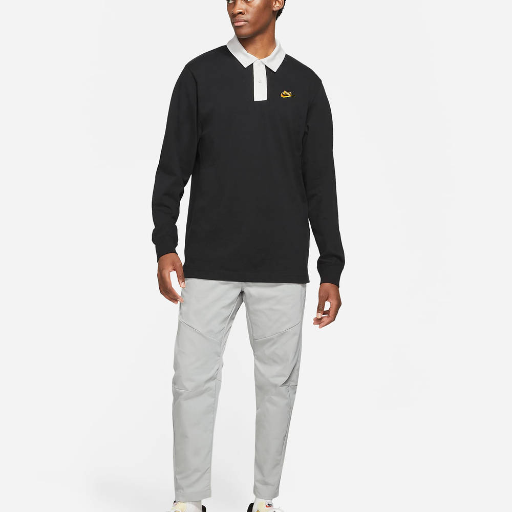 Nike Sportswear Rugby Top - Black | The Sole Supplier