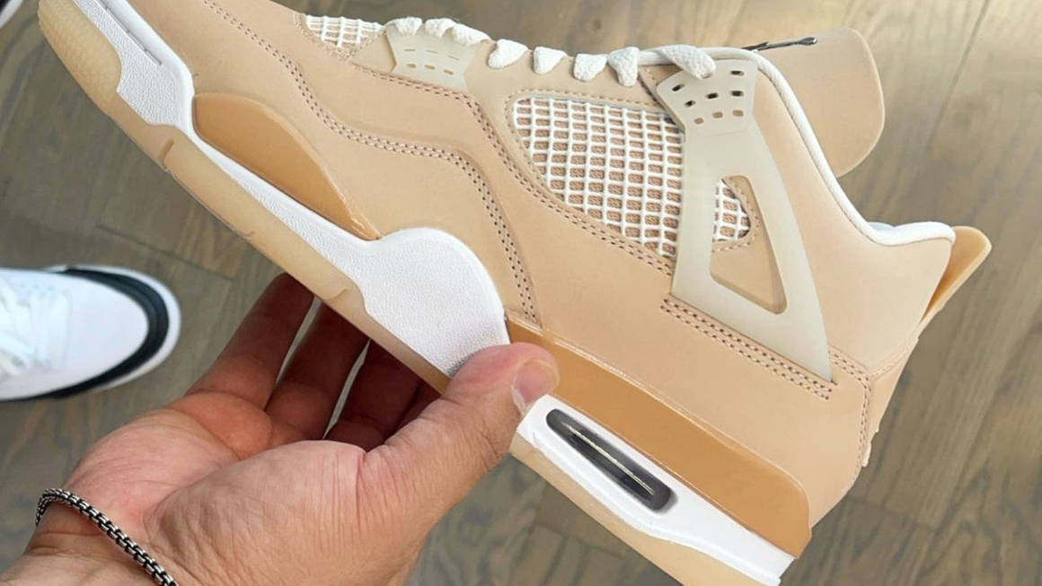 An In-Hand Look at the Air Jordan 4 "Shimmer" | The Sole Supplier