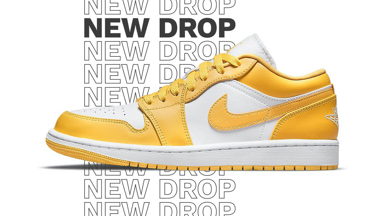 The Air Jordan 1 Low "Pollen" Is Refreshingly Clean