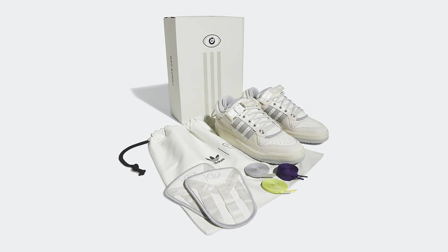 Bad Bunny x adidas Forum Low White Bunny | Where To Buy | HQ2153 | The ...