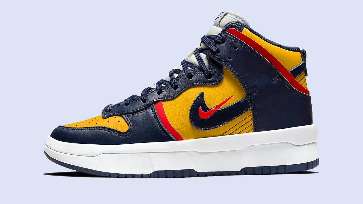 The Nike Dunk Rebel Updates the Crowd-Favourite 'Michigan' Colourway ...