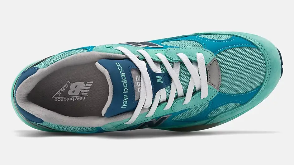 The New Balance 992 "Blue Silver" Emerges with Oceanic Overlays | The ...