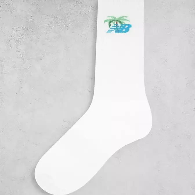 New Balance Blue Palm Logo Socks | Where To Buy | The Sole Supplier