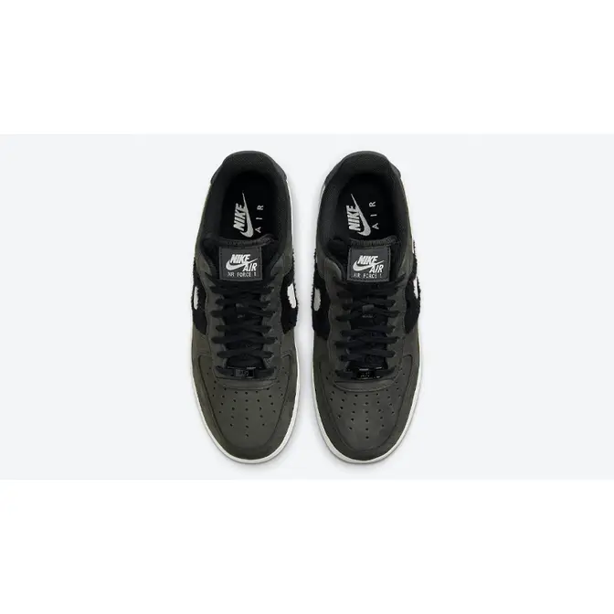 Nike Air Force 1 Low Fur Black Bone | Where To Buy | DO6714-001 | The ...