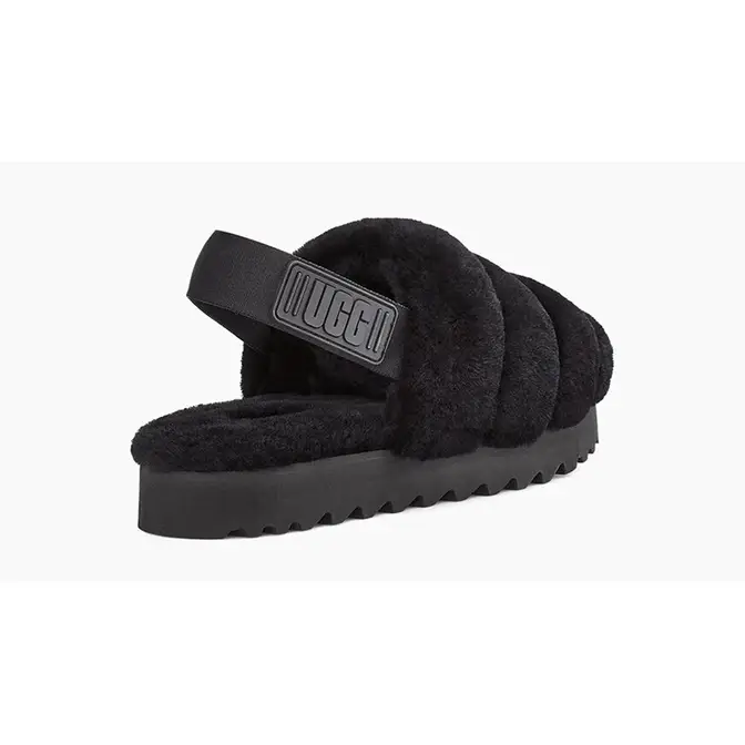 UGG Super Fluff Slipper Black | Where To Buy | The Sole Supplier