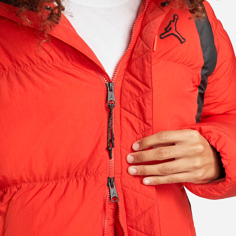 Jordan Essentials Puffer Jacket - Chile Red | The Sole Supplier