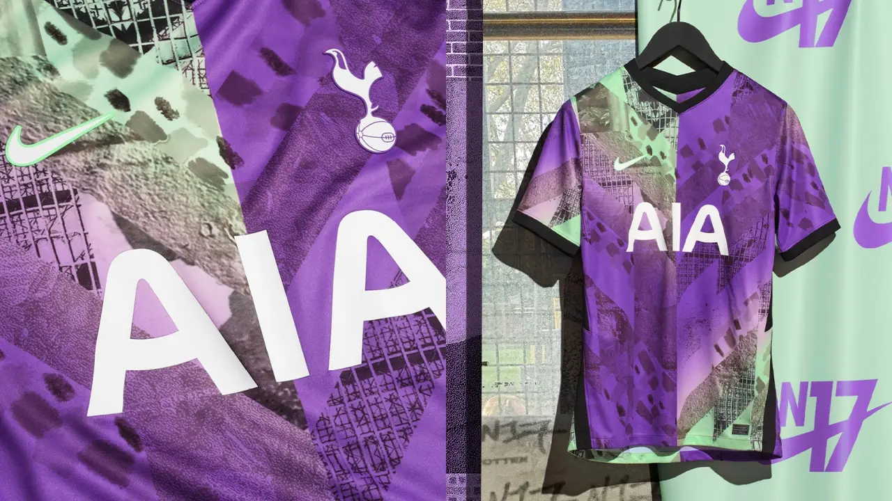 Tottenham Hotspur Pay Homage to N17 With This 2021/22 Third Kit | The ...