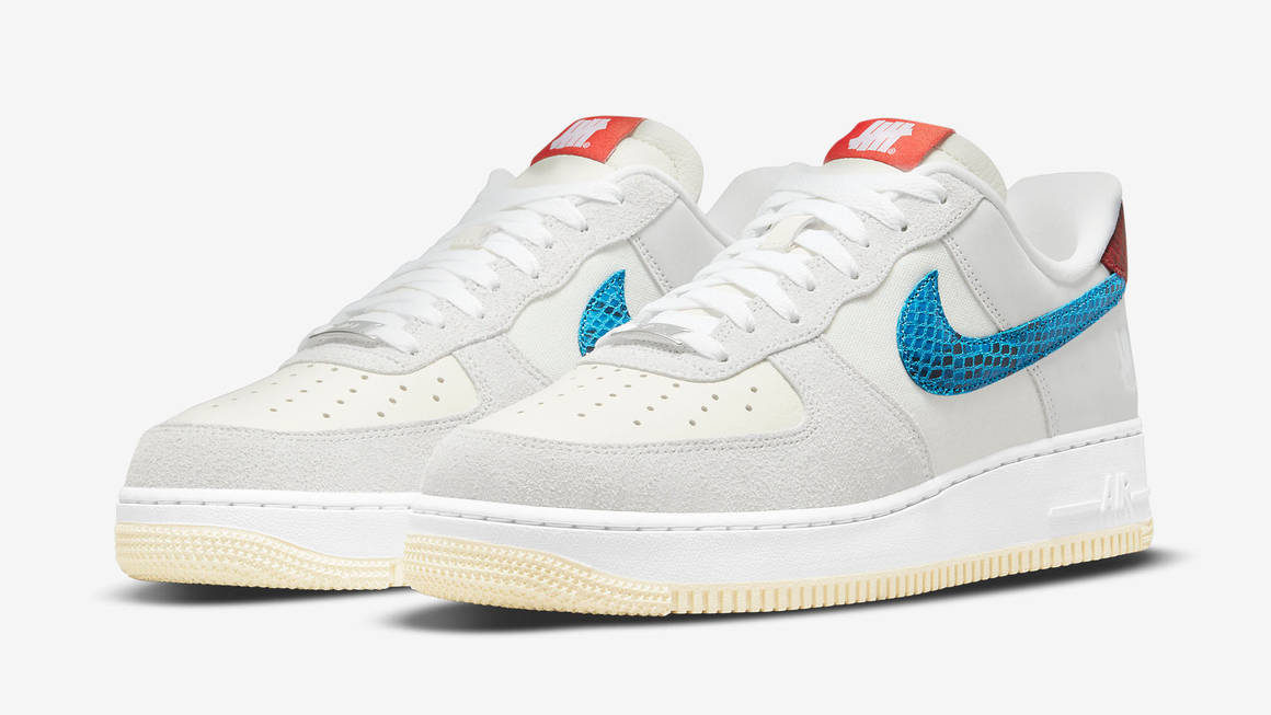 Snakeskin Details Dress the Latest UNDEFEATED x Nike Air Force 1 Collab ...