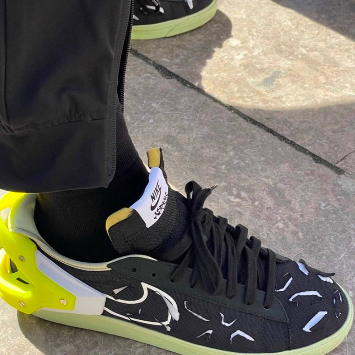 First Look at the ACRONYM x Nike Blazer Low "Black" | The Sole Supplier
