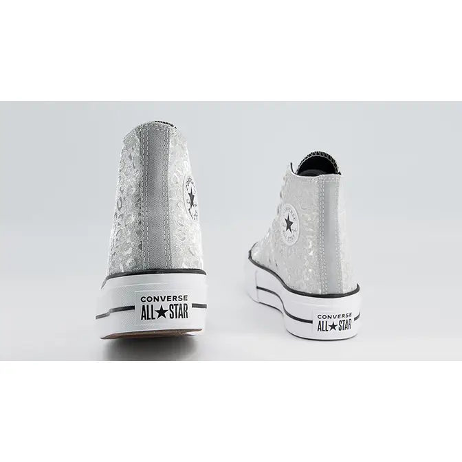 Converse Chuck Taylor Lift Leopard Silver White | Where To Buy ...