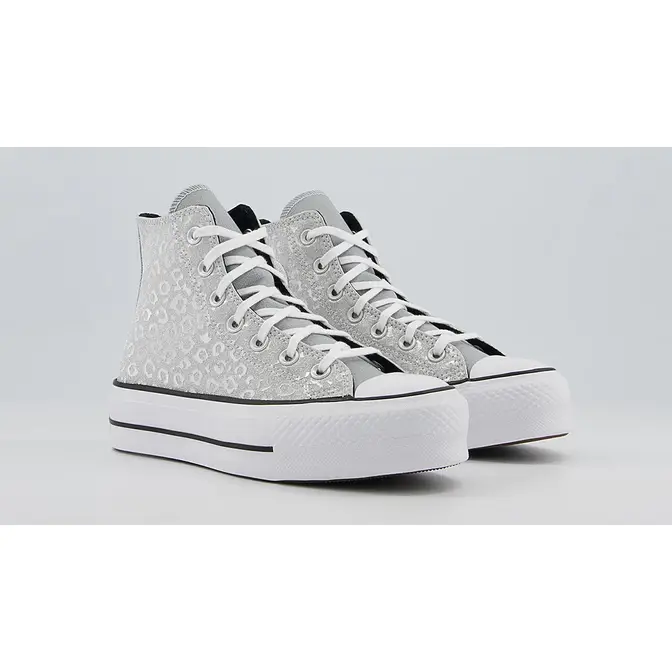 Converse Chuck Taylor Lift Leopard Silver White | Where To Buy ...
