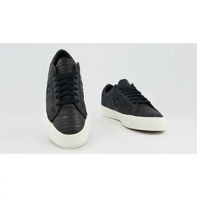 Converse One Star Pro Croc Emboss Black | Where To Buy | 170706C | The ...