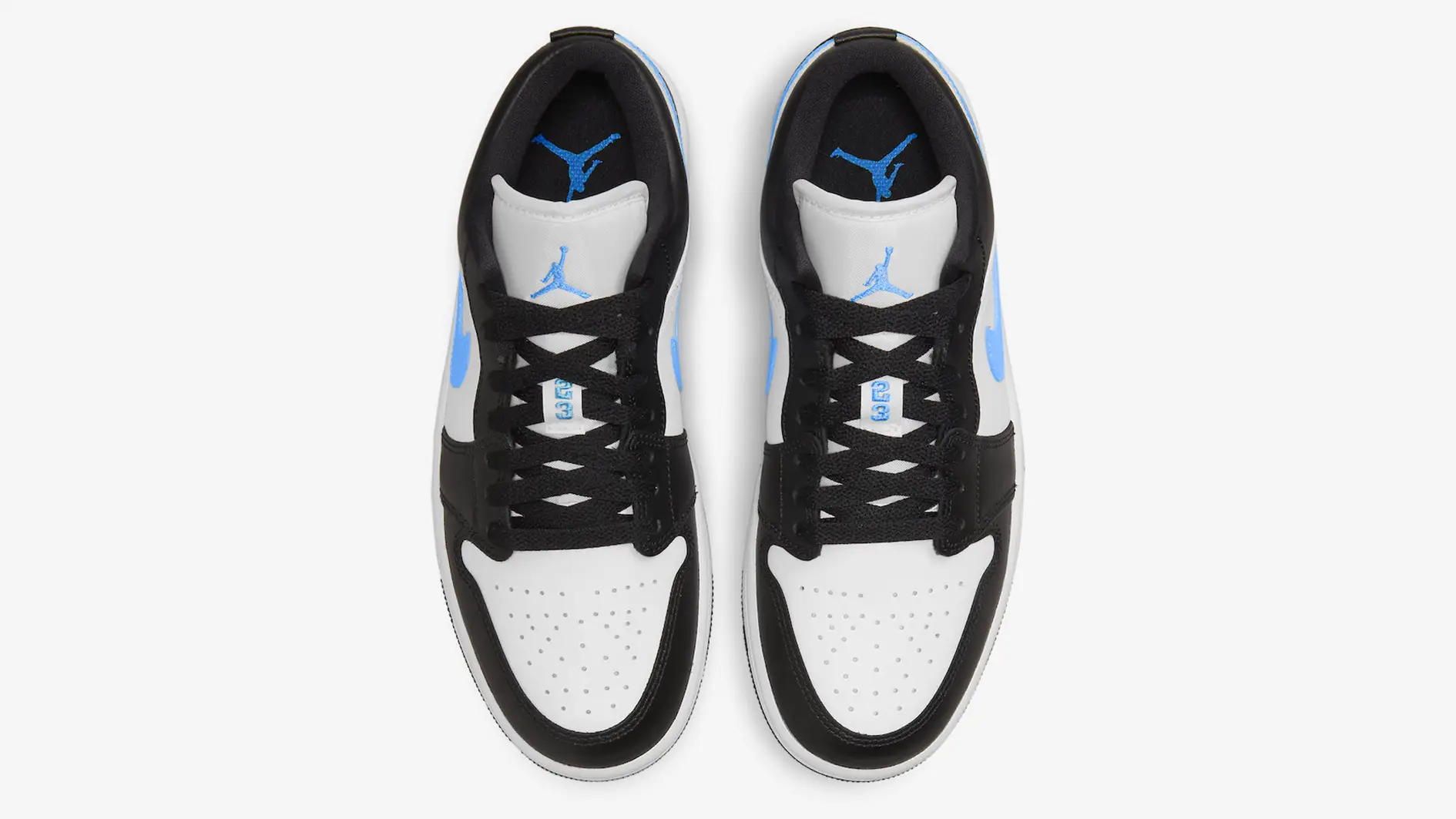 A 'University Blue' Swoosh Brightens This Air Jordan 1 Low | The Sole ...