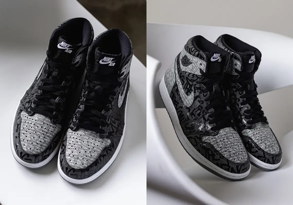 Detailed Images of the Air Jordan 1 High OG "Rebellionaire" Surface ...