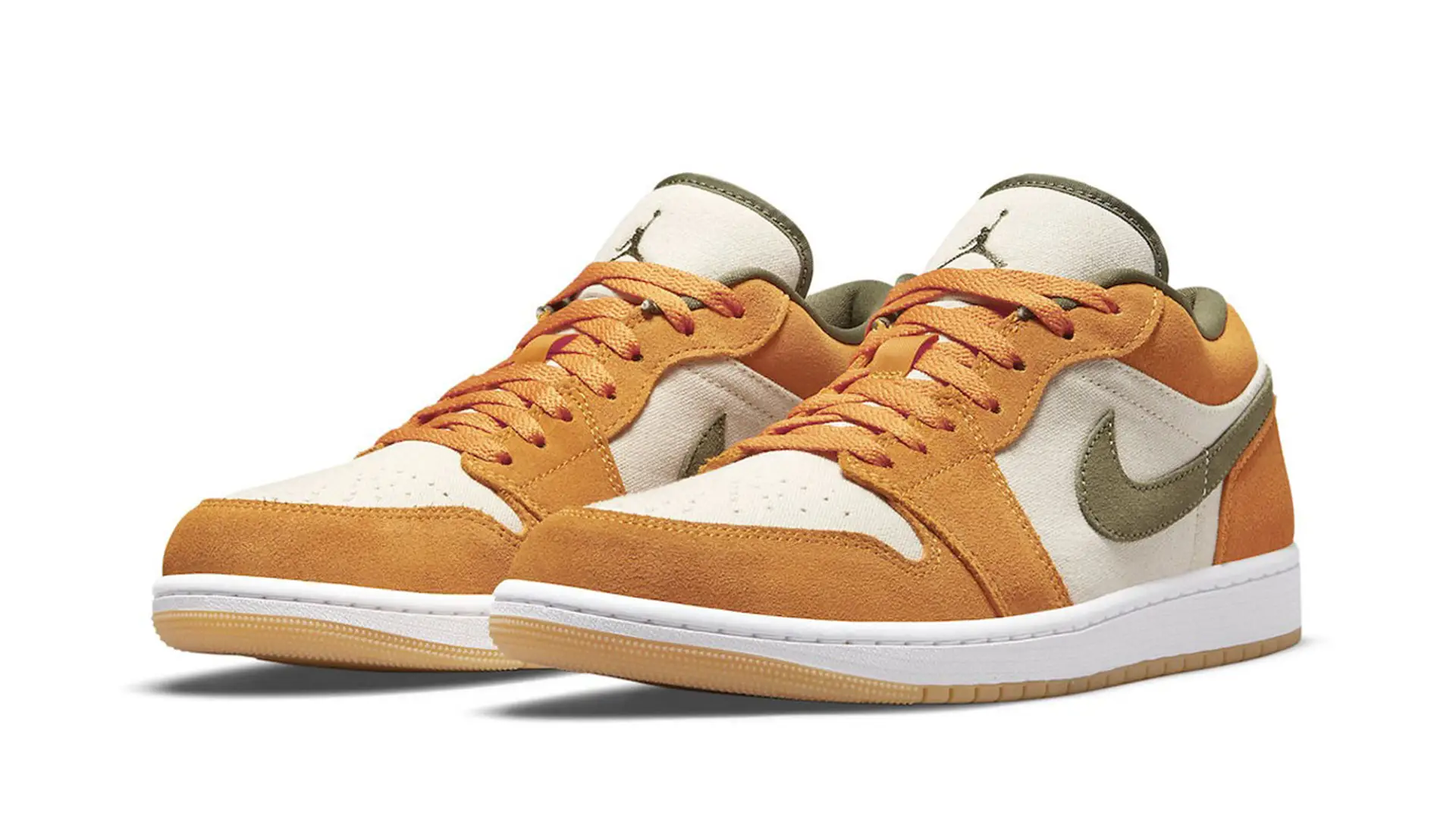 Autumn Hues Take Over the Air Jordan 1 Low "Orange Olive" | The Sole ...